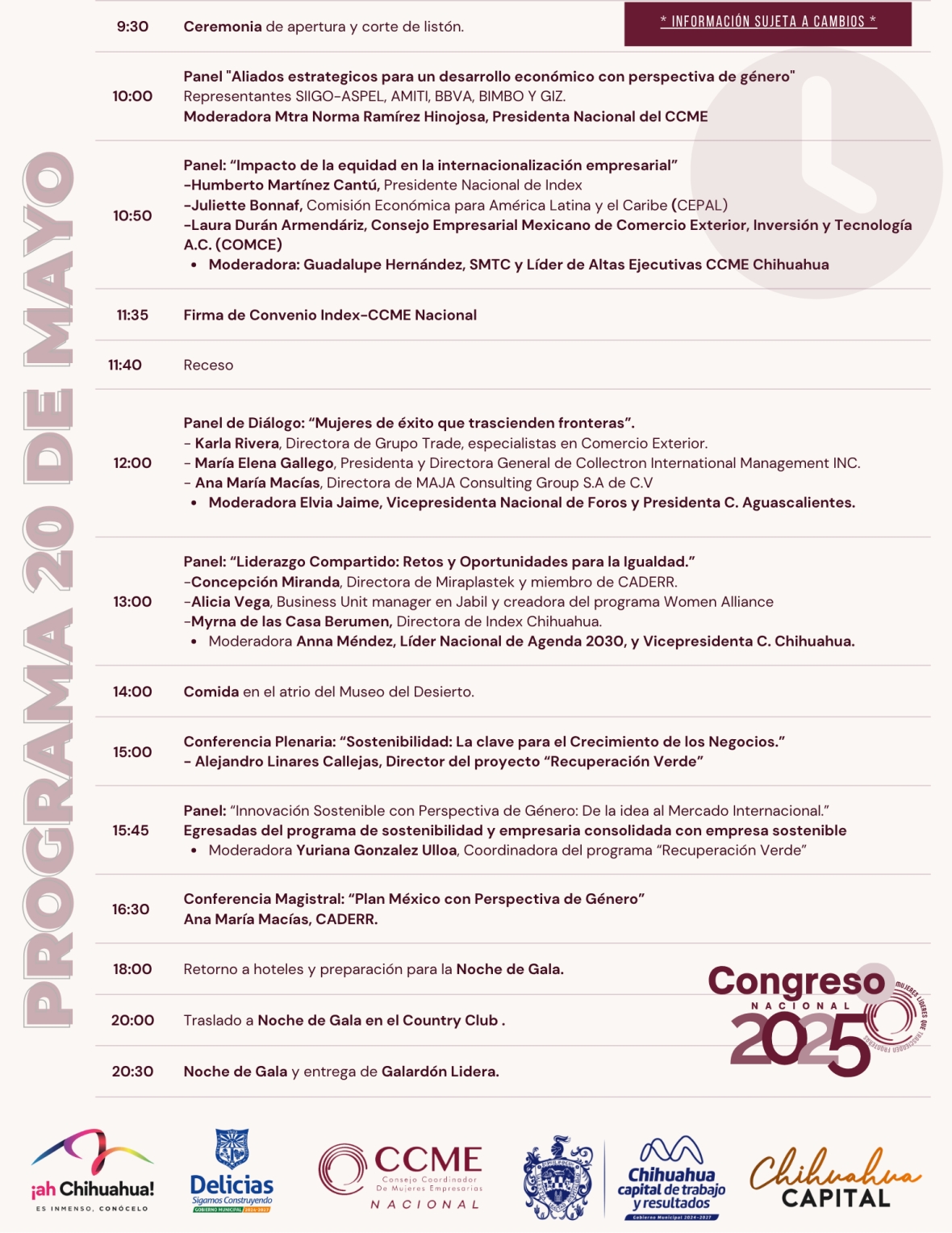 Congreso Nacional CCME 2025 - Inicio